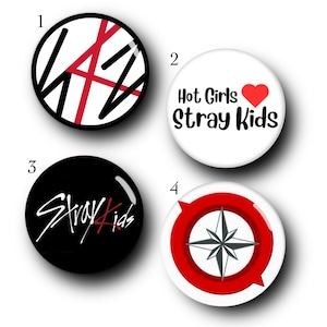 Stray Kids 1" 25mm Mini Button Pin Fan Pack | K-pop | Kpop Pins | Fan Gift | STAY | SKZ Merch ...