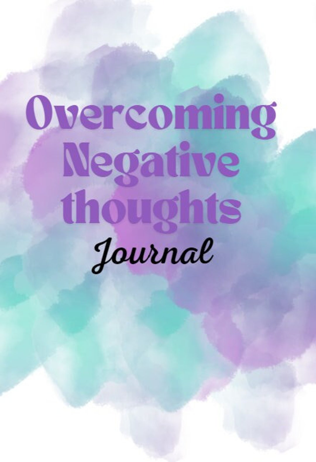 Overcoming Negative Thoughts Journal - Etsy