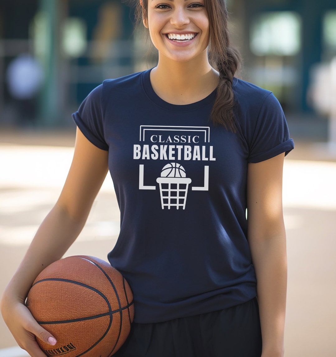 Classic Basketball T Shirt Basketball Apparel Crewneck T Shirt Sports ...