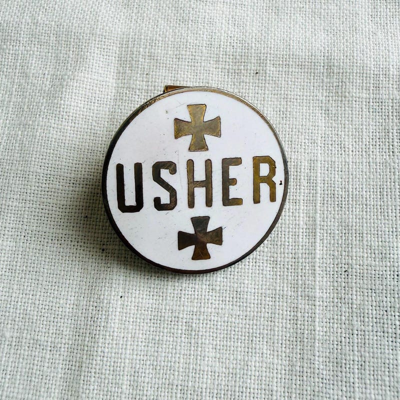 Church Usher Badges - Etsy