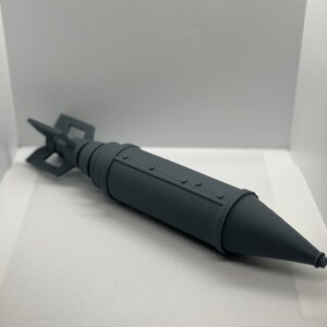Rust "rocket" Prop | Resin 3d Printed Prop - Etsy