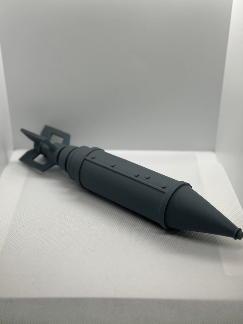 Rust "rocket" Prop | Resin 3d Printed Prop - Etsy