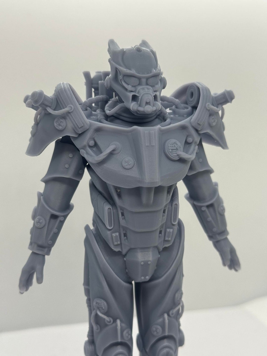 Fallout-inspired Tesla Power Armour | Resin 3d Printed Statue - Etsy