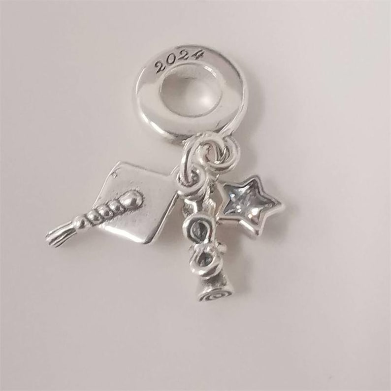 Pandora 2024 Graduation Triple Dangle Charm - Etsy