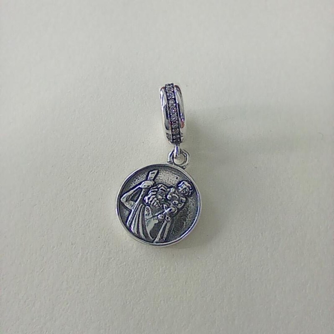 Pandora St.christopher. Patron Saint of Travel Charm +pouch - Etsy