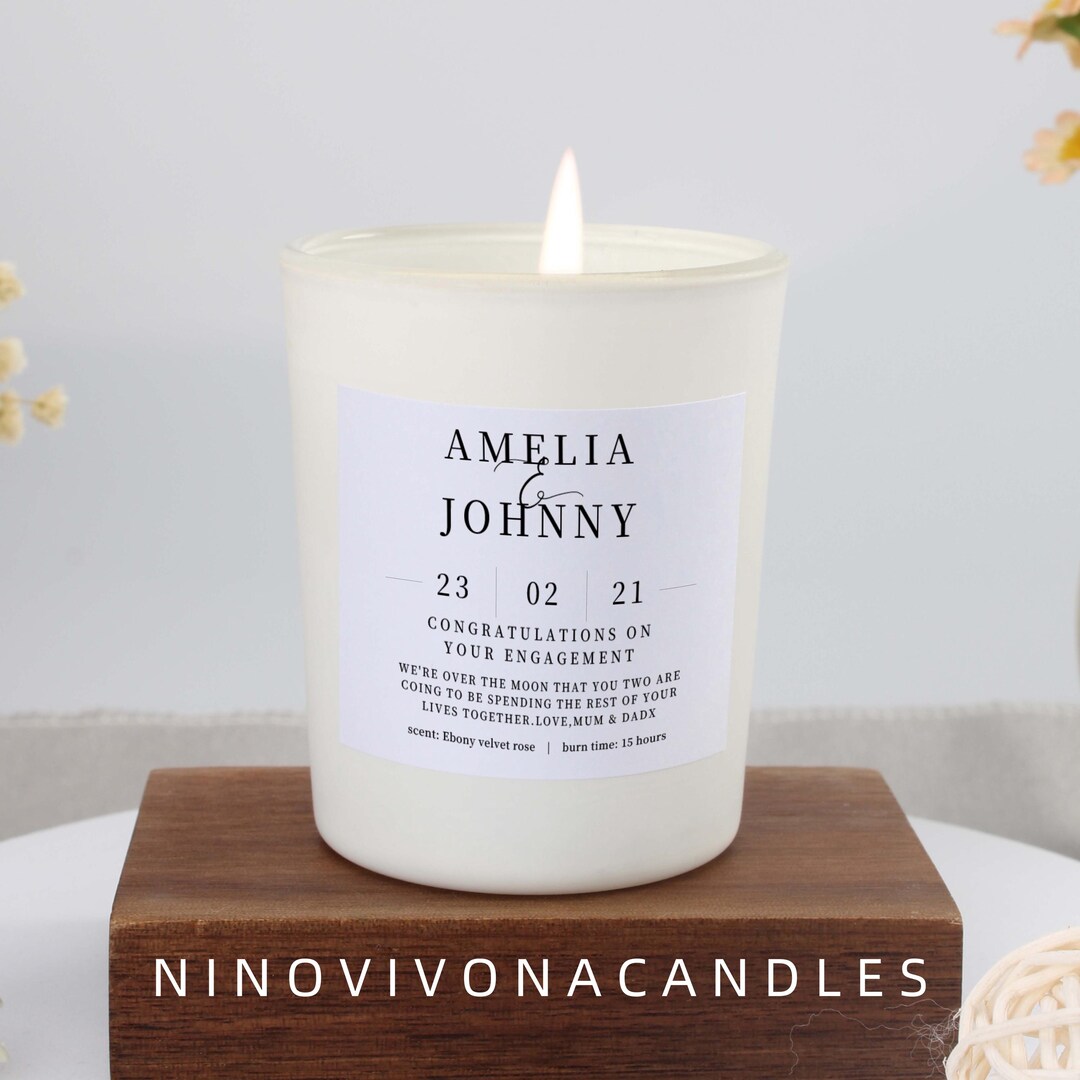 Personalised Retirement Gift Candle: Soy Wax Scented Candle - Etsy