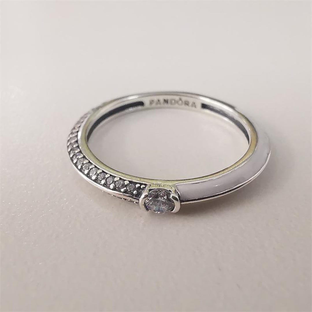 Pandora ME Pavé & White Dual Ring Size 50/52/54/56/58 - Etsy