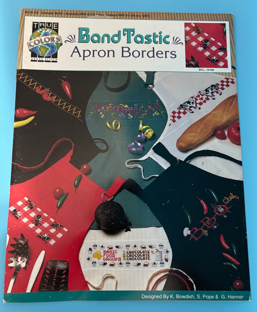 Bandtastic Apron Borders Cross Stitch by True Band Colors 1992 - Etsy