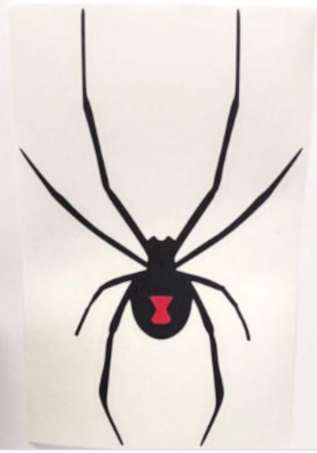 Black Widow Spider Vinyl Decal Car Truck SUV Laptop Two-tone - Etsy