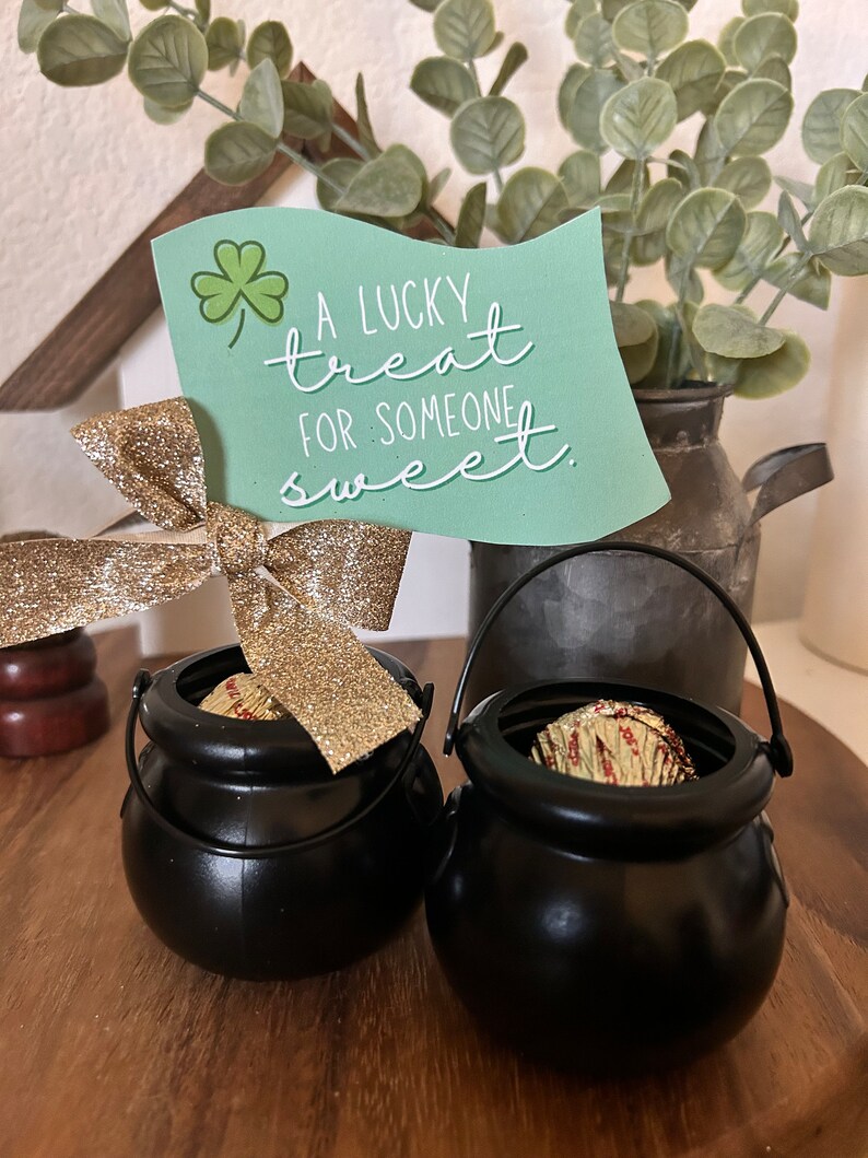 St. Patrick's Day Lucky Treat Printable Gift Tag - Etsy