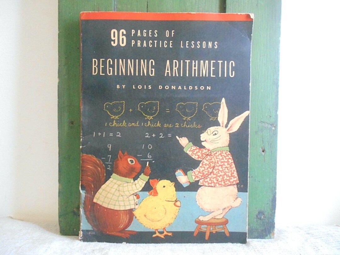 Vintage 30s BEGINNING ARITHMETIC 1930S Workbook Math Beginner Early ...