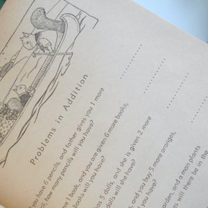 Vintage 30s BEGINNING ARITHMETIC 1930S Workbook Math Beginner Early ...