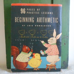 Vintage 30s BEGINNING ARITHMETIC 1930S Workbook Math Beginner Early ...