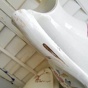 Large Ironstone Pitcher 12 Aesthetic Movement Brown Transferware Deer ...