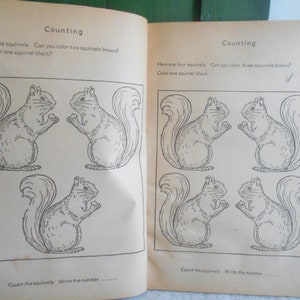 Vintage 30s BEGINNING ARITHMETIC 1930S Workbook Math Beginner Early ...