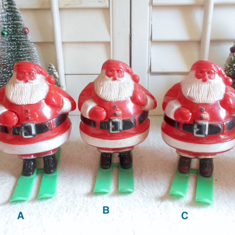 Plastic Santa - Etsy