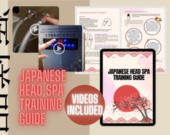 Japanese Head Spa Training Manual - Etsy