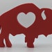 Buffalove Single 3D Printed Buffalo With Heart - Tribute to Buffalo, NY ...