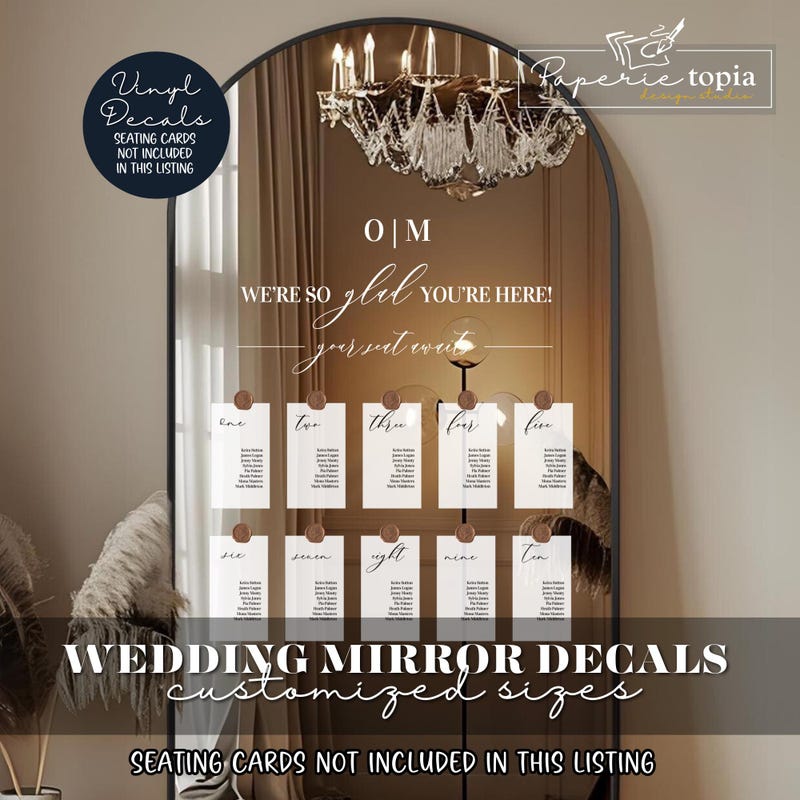 Wedding Window Decals - Etsy