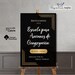 JW Elders School Welcome Sign: Black & Gold Customizable Template ...