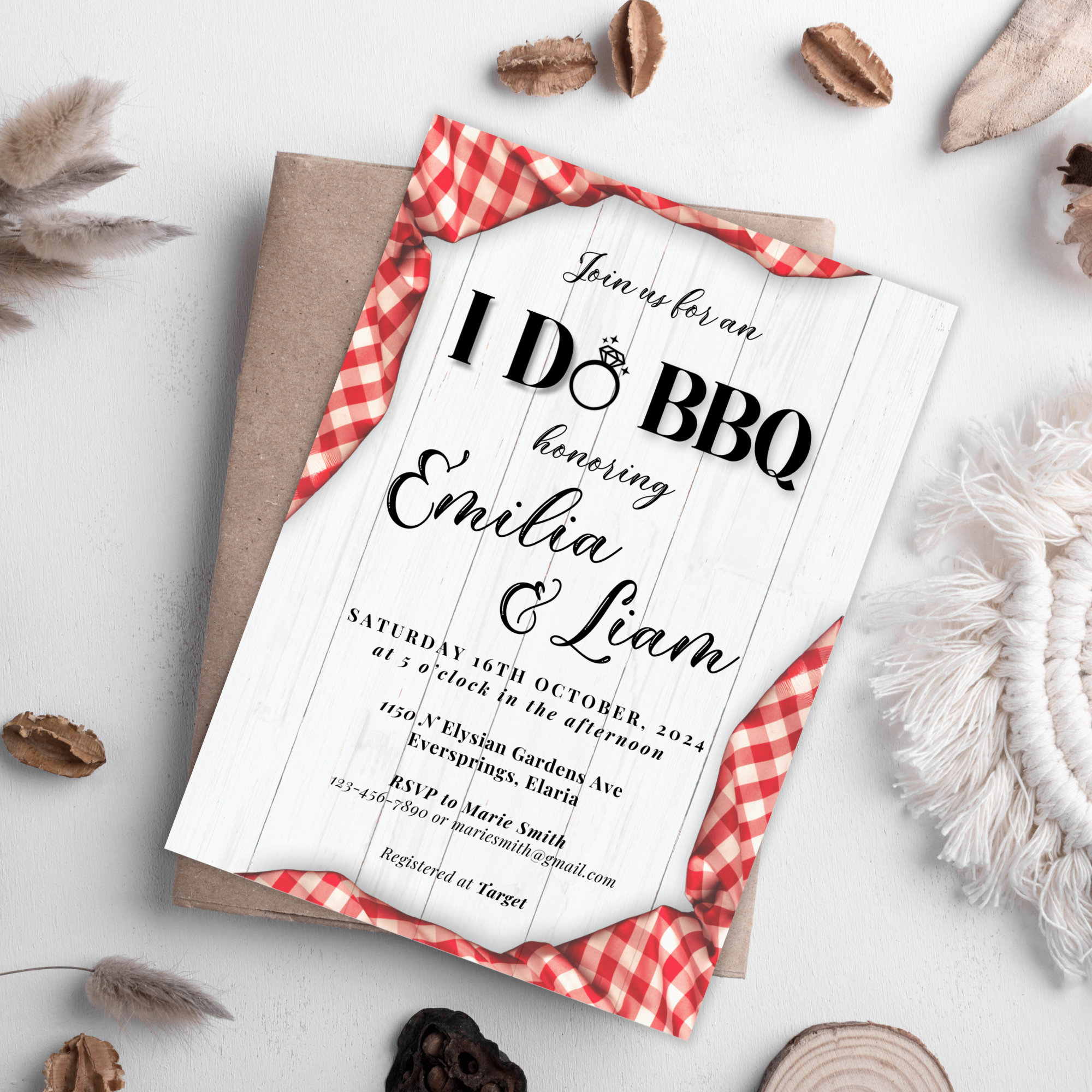 I Do BBQ Engagement Party Invitation, Printable I Do Barbecue Invite, I ...