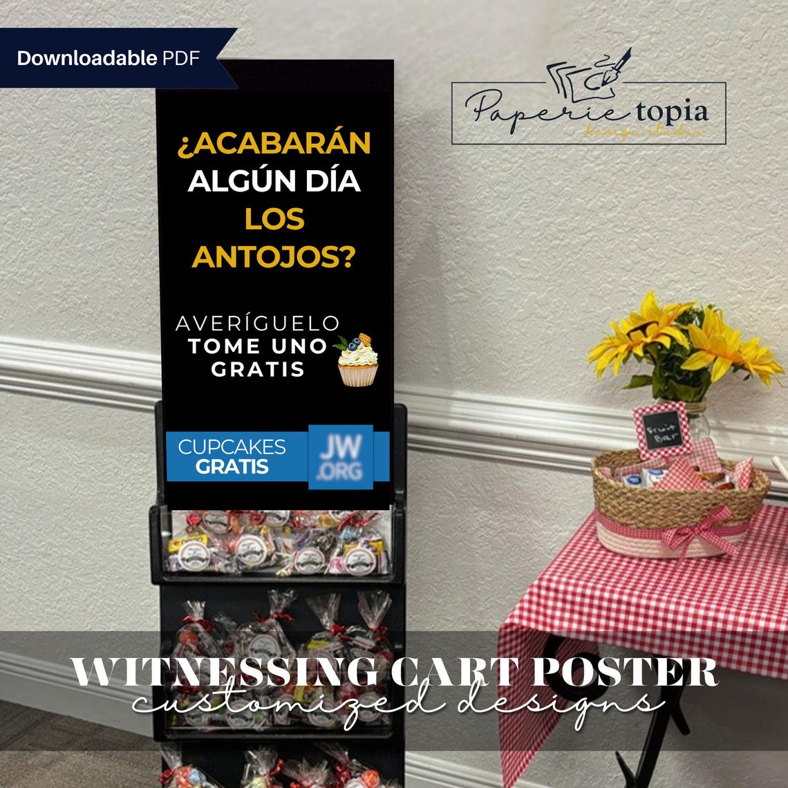 JW Witnessing Cart Poster: Pioneer School Printable (PDF) - Etsy