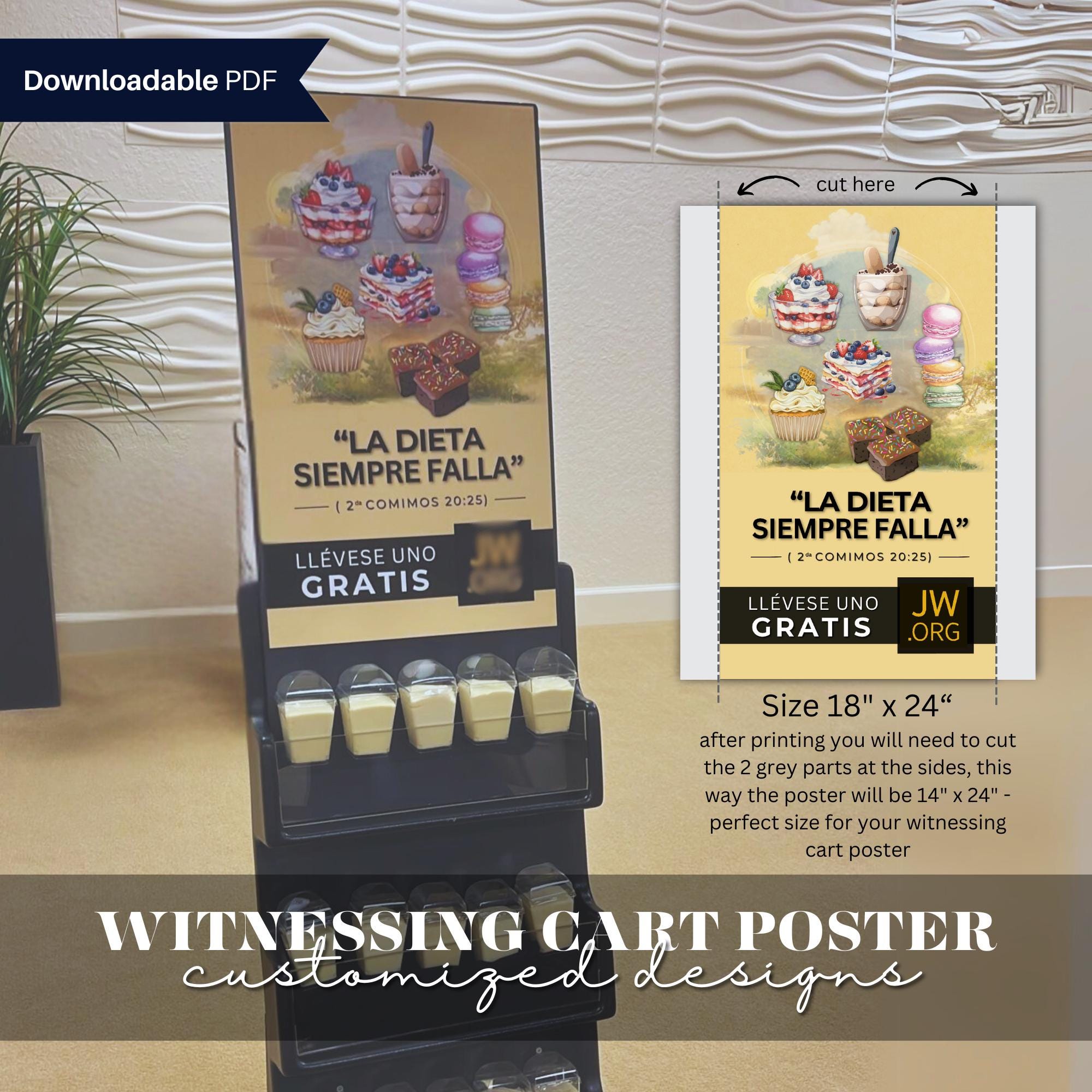JW Pioneer Photo Prop & Witnessing Cart Poster Bundle (PDF) - Etsy