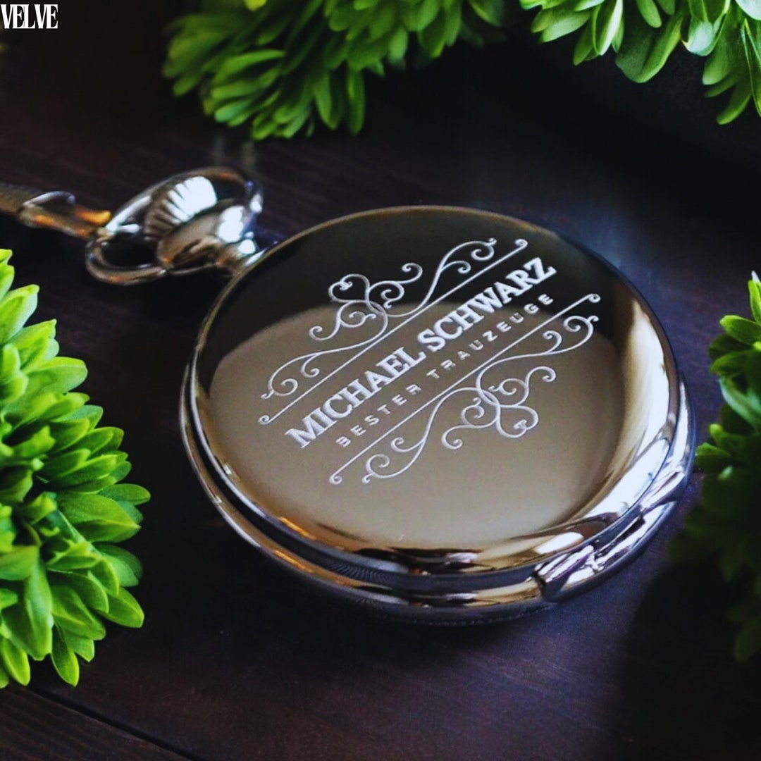 Personalized Watches Custom Engraved Pocket Watch Wedding Personalized ...