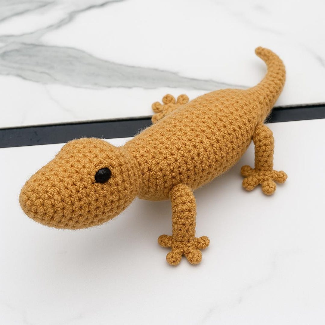 Gecko Crochet Pattern | Realistic Amigurumi Tutorial for Intermediate ...