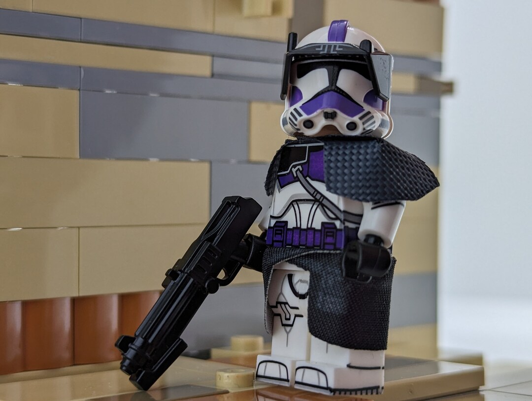Star Wars Purple Clone Trooper Officer Leader 187th Legion Captain Made ...