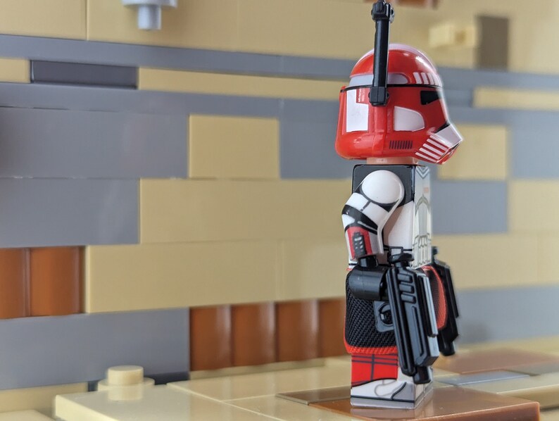 Star Wars Coruscant Guard Red White Grey Clone Trooper Elite Specialist ...