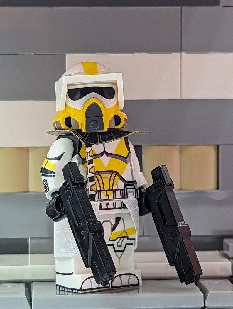 Sci-fi Star Wars Custom Printed Brick Minifig 327th Star Corps Clone ...