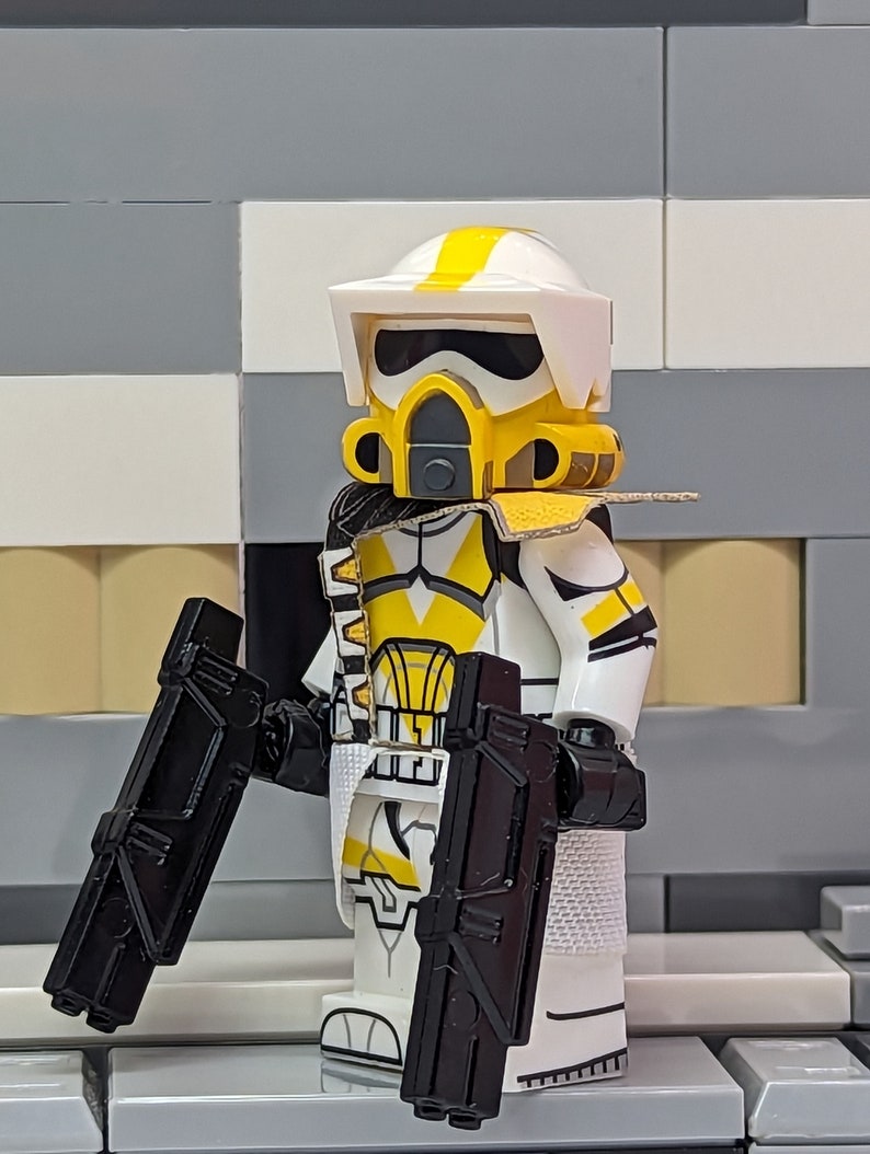 Sci-fi Star Wars Custom Printed Brick Minifig 327th Star Corps Clone ...