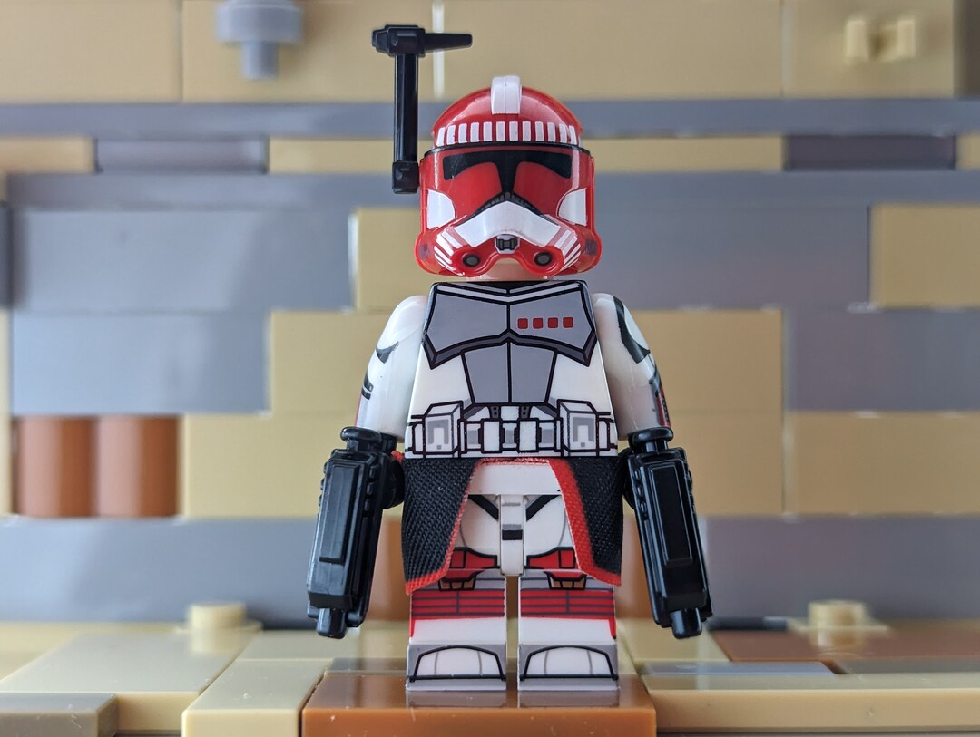 Star Wars Coruscant Guard Red White Grey Clone Trooper Elite Specialist ...