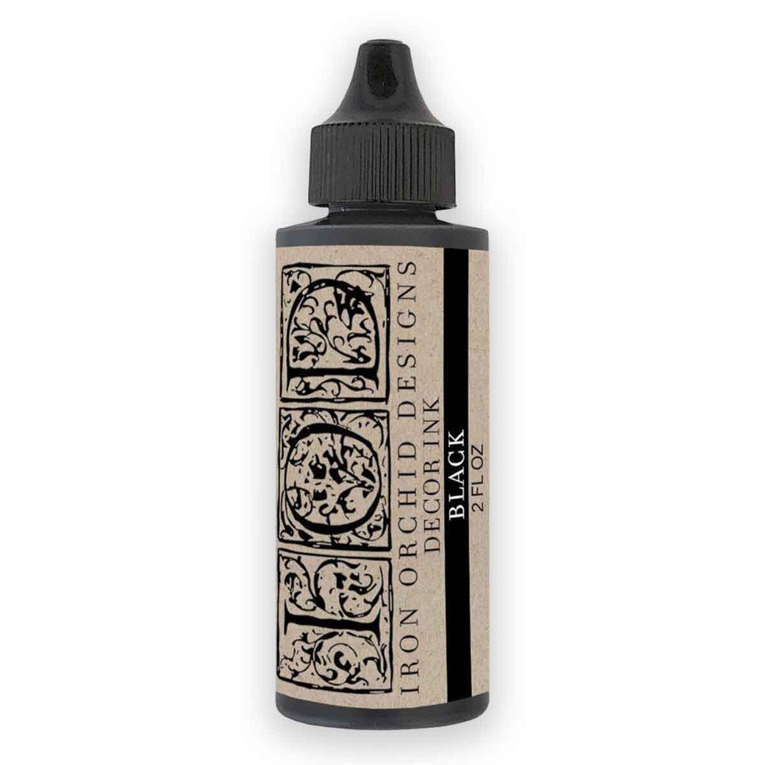 IOD Black Decor Ink by Iron Orchid Designs - Etsy