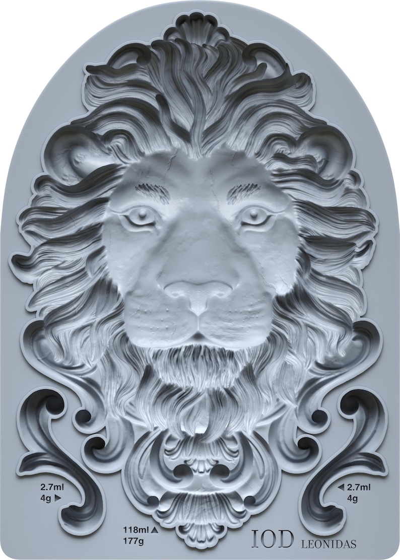 Leonidas 5x7 IOD Mould by Iron Orchid Designs - Etsy