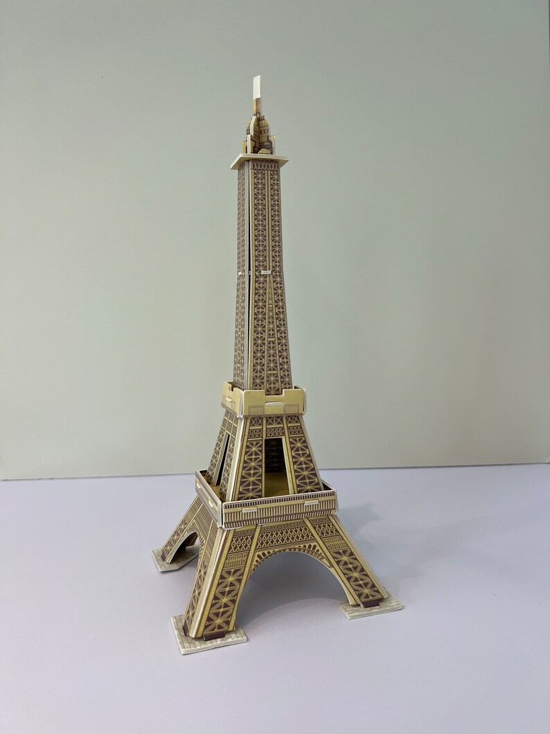 3D Puzzle Eiffel Tower World Landmarks Collection Educational STEM Toy ...