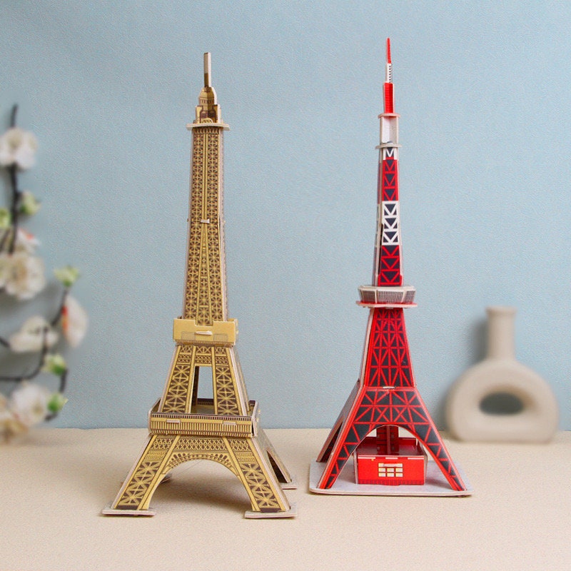 3D Puzzle Set - 8 Building Sets - World Landmarks Collection ...