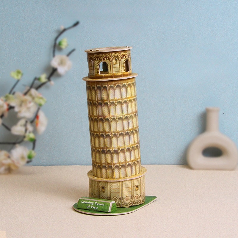3D Puzzle Leaning Tower of Pisa World Landmarks Collection Educational ...