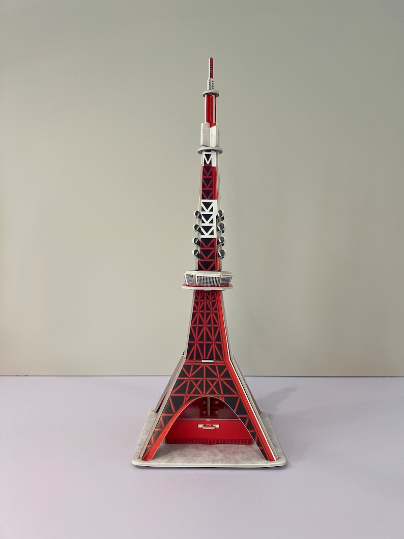 3D Puzzle Tokyo Tower World Landmarks Collection Educational STEM Toy ...