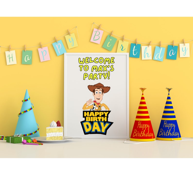 Toy Story Bundle Woody SVG Buzz PNG suministros para fiesta de ...