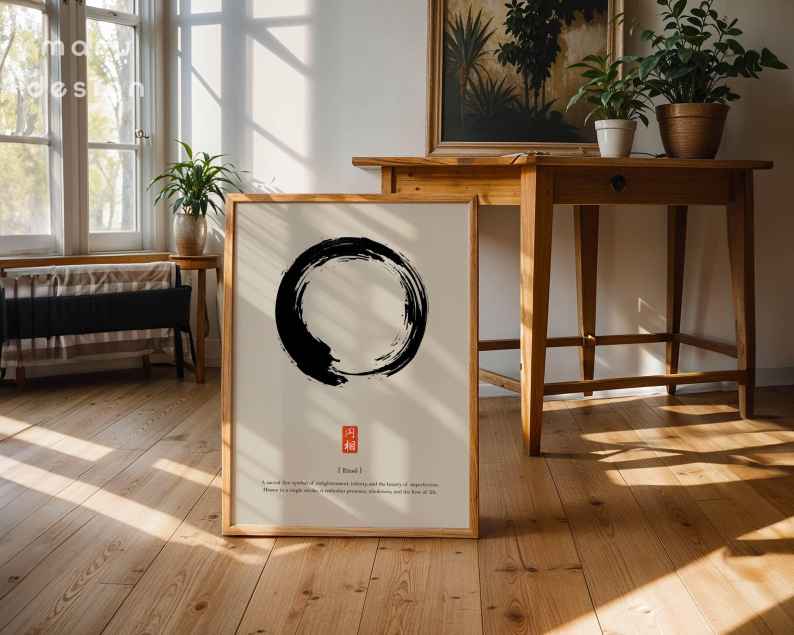 Enso Zen Wall Art, Japandi Poster, Enso Circle, Printable Enso Meaning ...
