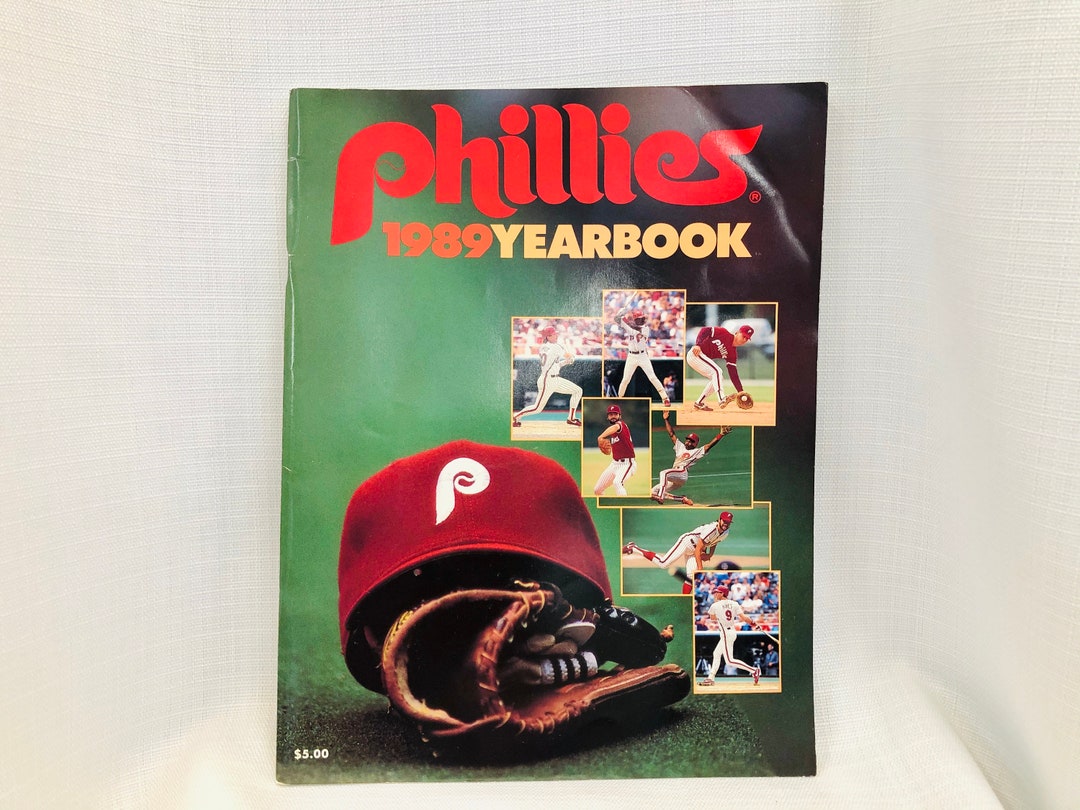 Vintage 1980s 80s MLB Yearbook Phillies 1989 Yearbook Philadelphia ...