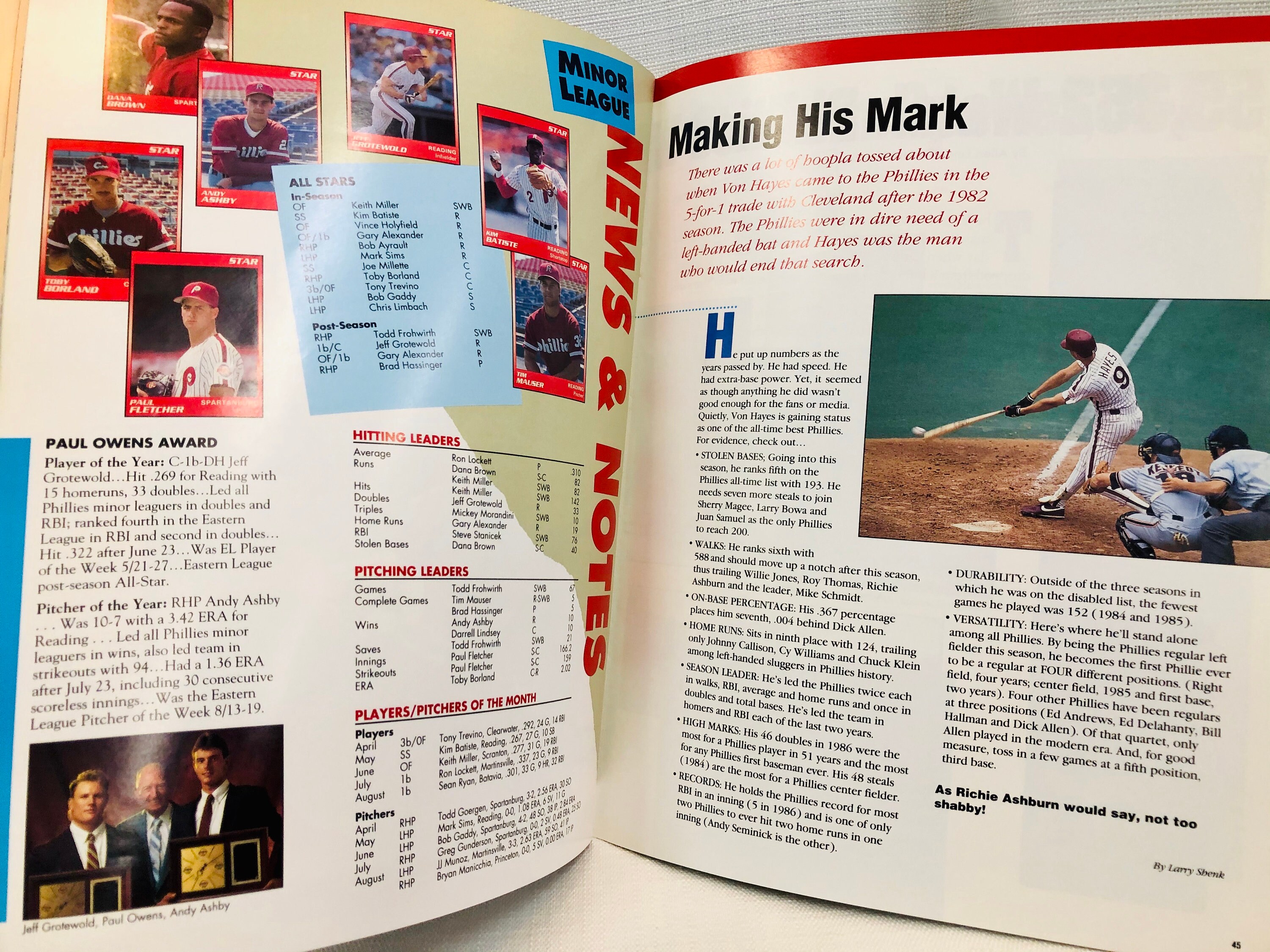 Vintage 1990s 90s MLB Yearbook Phillies 1991 Yearbook Baseball | Etsy