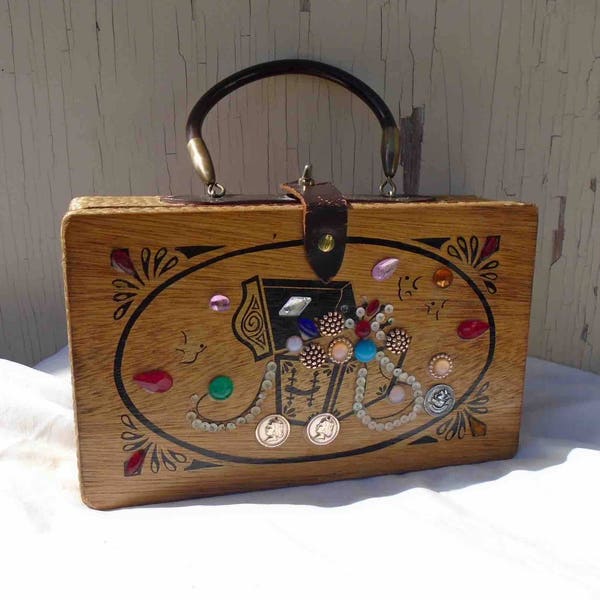 Vintage Box Purse - Etsy