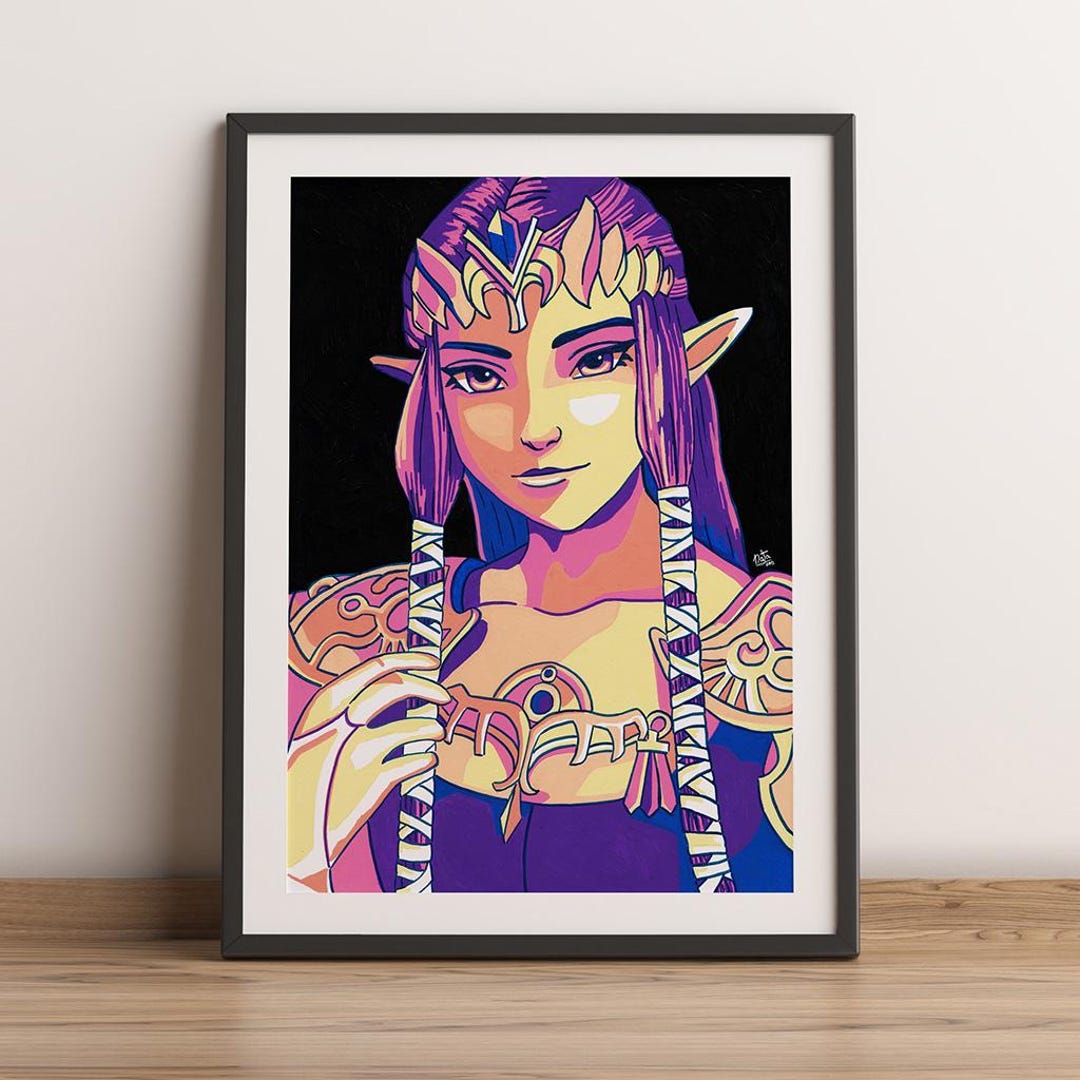Original Drawing / zelda / the Legend of Zelda / A4 - Etsy