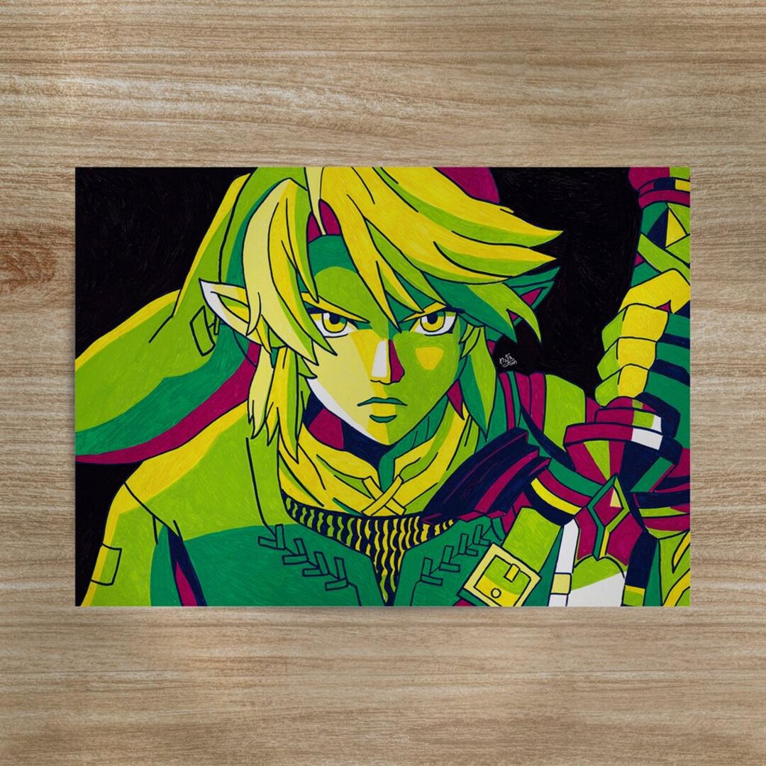 Print / link / the Legend of Zelda / A4 and A3 - Etsy