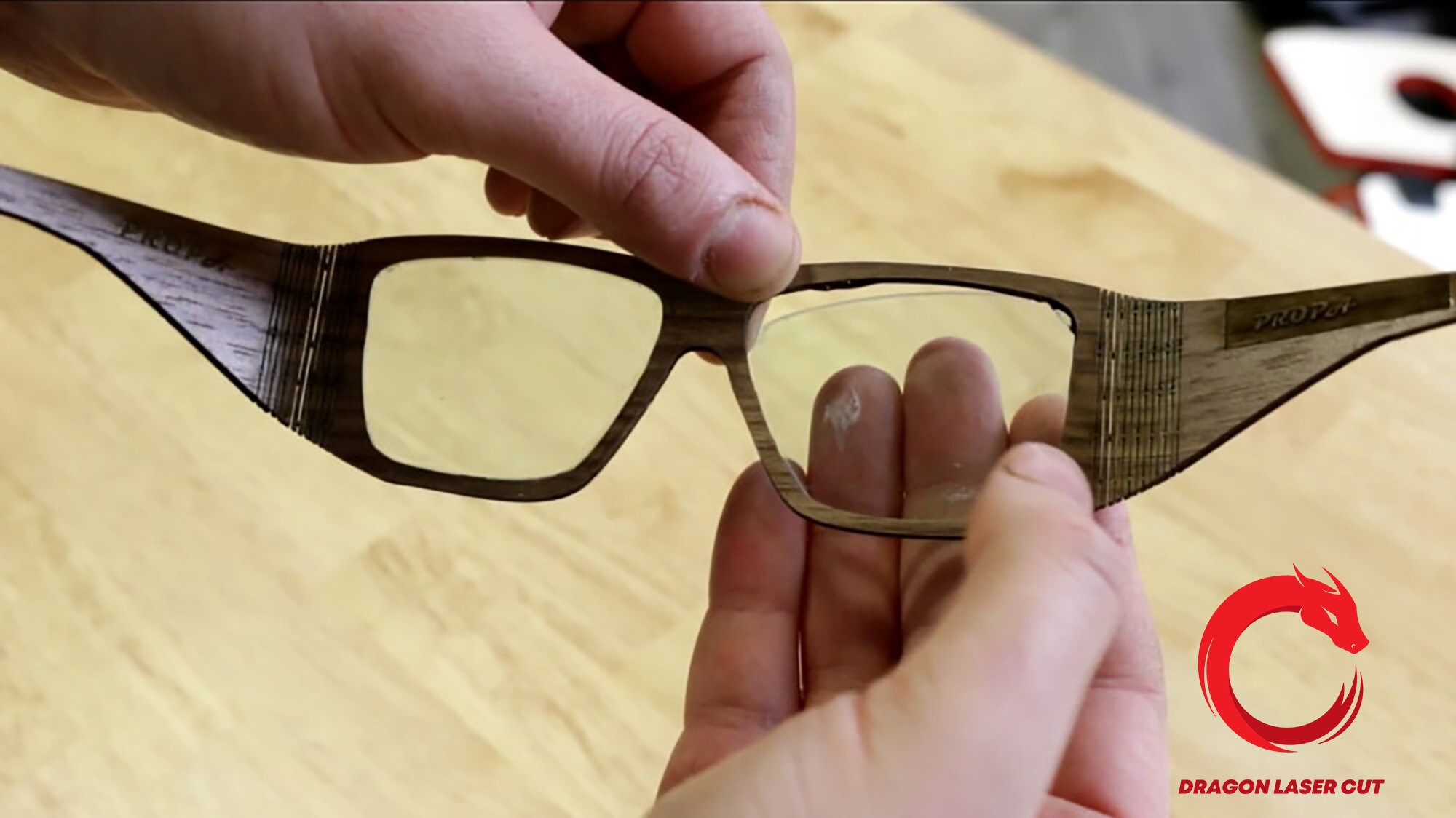 Laser Cut Svg Template Wooden Glasses With Acrylic Lenses 3D Model Wood ...