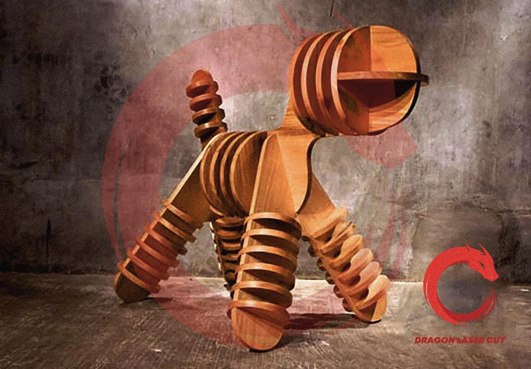 Laser Cut Dog 3d Puzzle SVG Bundle Glowforge Wood Svg Files Vector ...