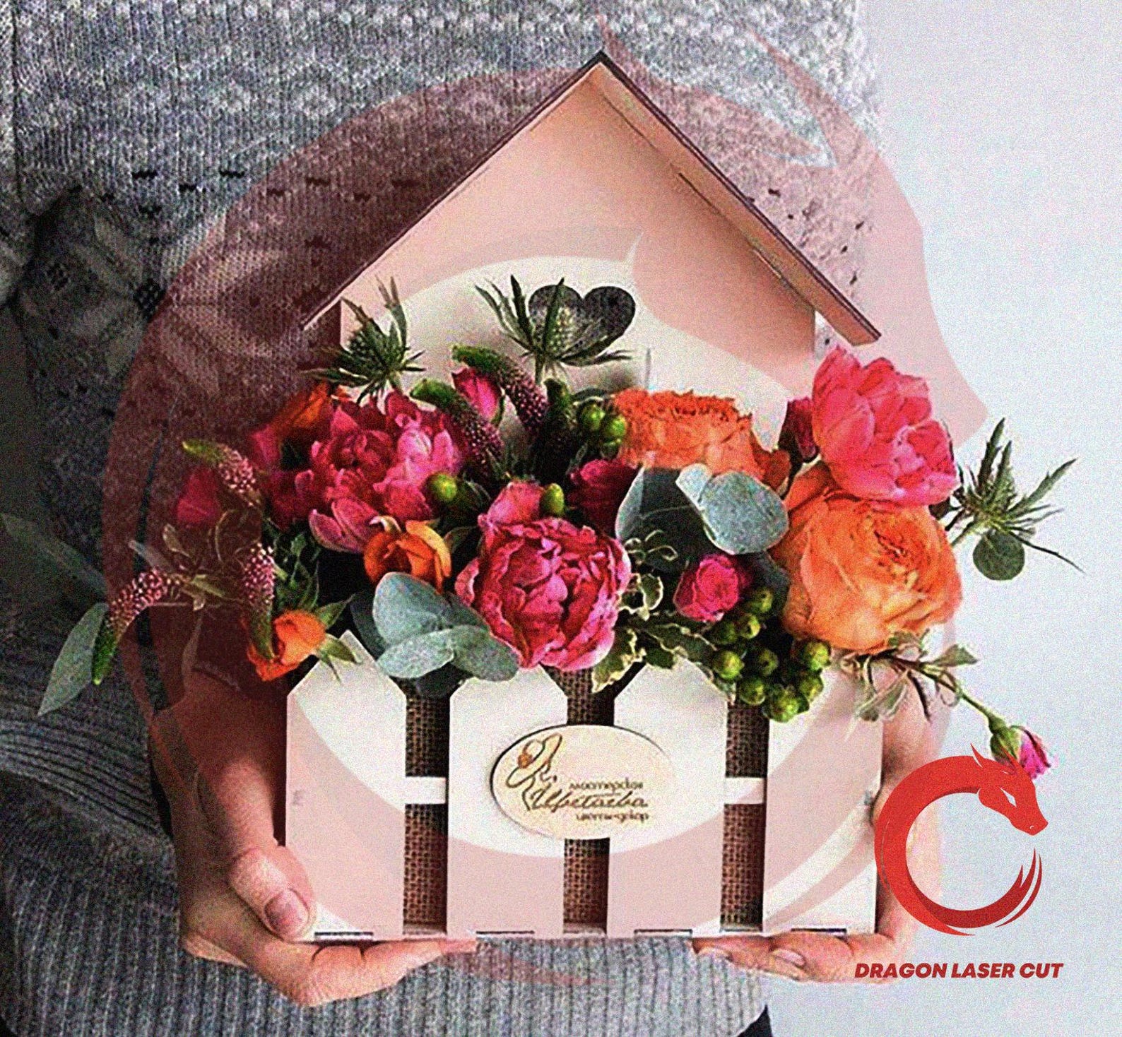 Laser Cut Planterbox for Flowers SVG Bundle Glowforge Wood Flower ...
